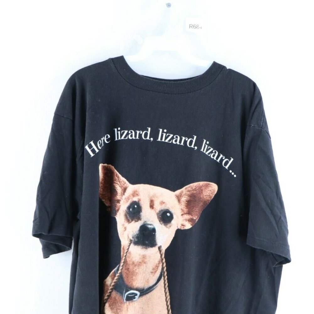 Vtg 90s Taco Bell Chihuahua Godzilla T-Shirt Usa - Gem